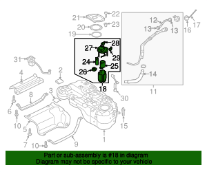 2016-2021 Hyundai Tucson Fuel Pump And Sender Assembly 31120-D3500 ...