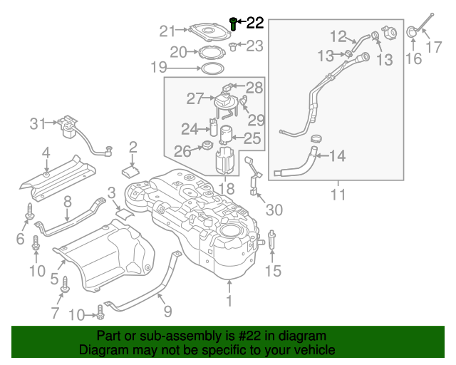 12492-05167-B - Side Retainer Screw - 2010-2021 Hyundai | World OEM ...