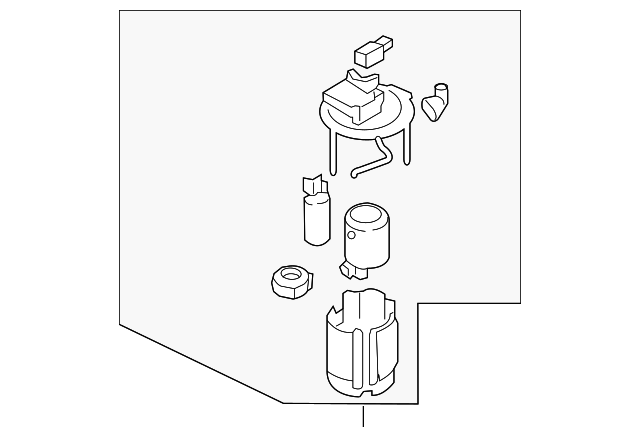 Genuine Fuel Pump And Sender Assembly for 2016-2021 Hyundai Tucson ...