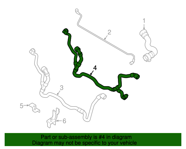 Genuine BMW 17-12-7-578-403 | Reservoir Hose | FREE Shipping on Most ...