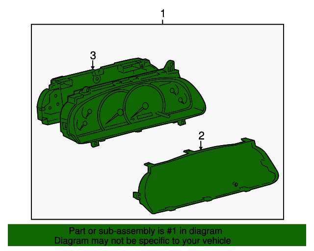 83800-0C420 - Cluster Assembly 2005 Toyota Sequoia | Bam Wholesale Parts