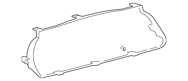 83852-0C280 - Instrument Panel Lens - 2005-2007 Toyota Sequoia ...