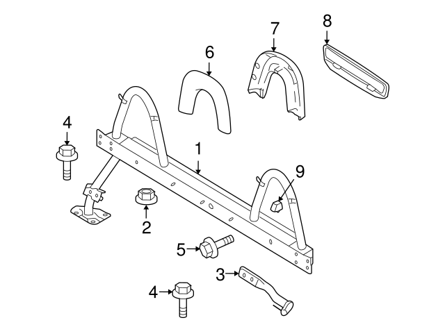 Mazda OEM Air Deflector Part# NE52-68-3X0C-02 | OEM Vehicle Parts