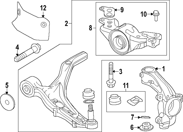 51395-T90-A50 - Mount Insulator 2023-2024 Honda Pilot | Honda Parts Online