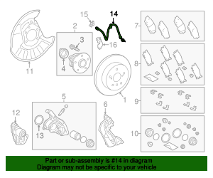 2018-2024 Toyota Brake Hydraulic Hose 90947-A2108 | OEM Parts Online