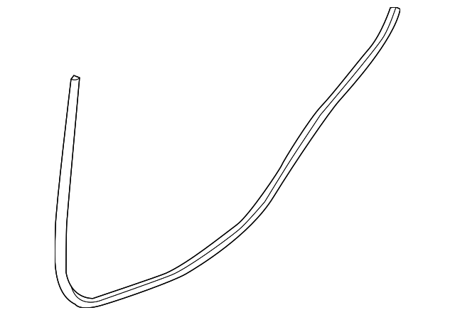 000-727-13-00 - Door Seal Mercedes-Benz USA Parts