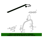 2020-2025 Chevrolet Black Passenger Side Pickup Box Side Upper Molding ...