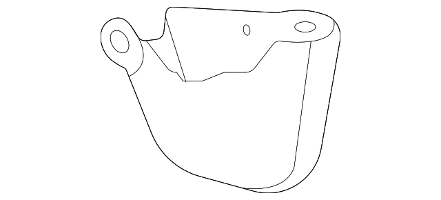 2020-2024 Chevrolet Black Rear Passenger Side Tire Front Air Deflector ...