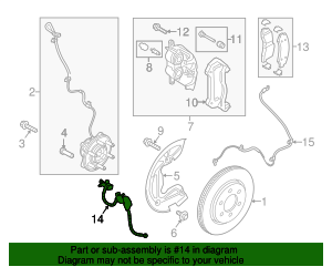 2015-2020 Ford F-150 Flex Hose GL3Z-2078-C | Varsity Ford