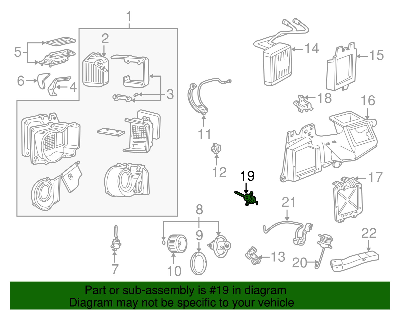 1999-2007 Ford Vacuum Motor F81Z-18A318-AA | OEM Parts Online