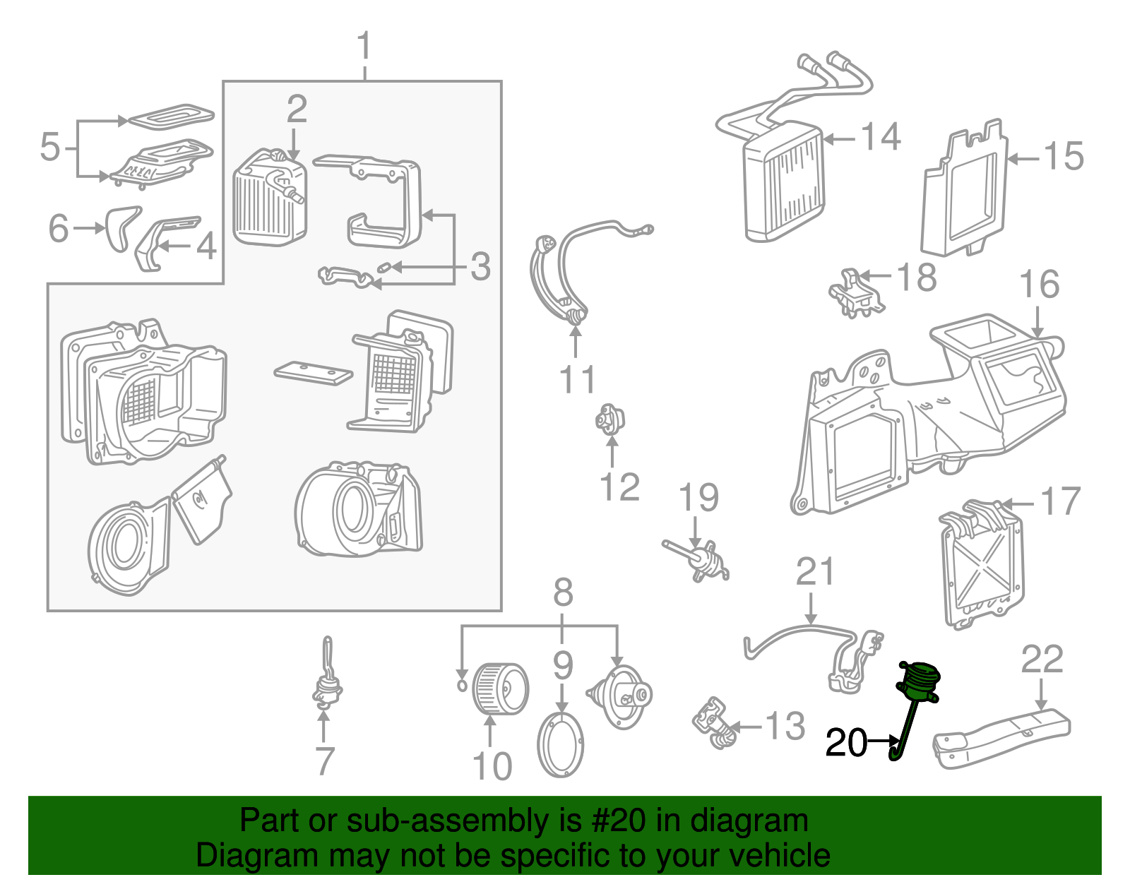 1999-2007 Ford Vacuum Motor F81Z-18A318-BA | OEM Parts Online
