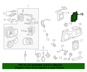 F81Z-18658-AA - Heater Core Seal - 1999-2007 Ford | OEM Parts Quick