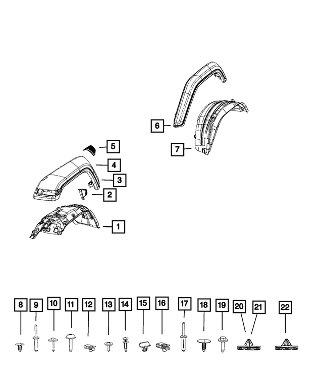 2020-2021 Jeep Wrangler Splash Shield, Right 68469510AA | My Mopar Parts