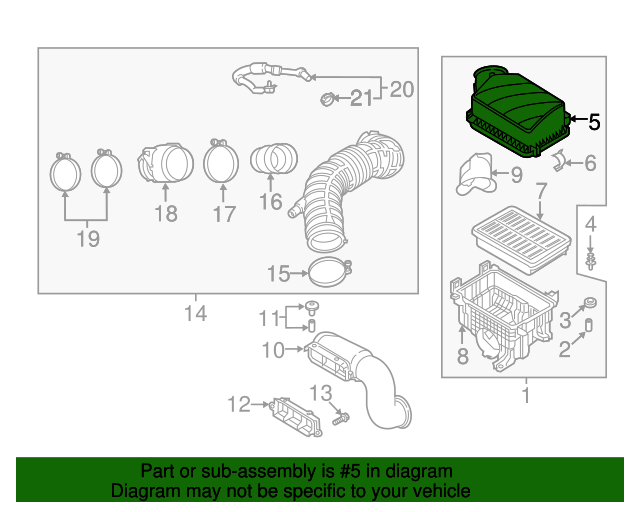 Genuine Upper Cover for 2017-2020 Hyundai | Part# 28111-F2850 | Hyundai ...
