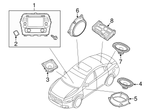 28061-9DJ3A - Amplifier 2019-2021 Nissan Maxima | Group 1 Auto Parts