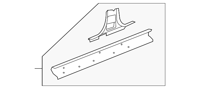 23306818 GM Passenger Side Rocker Inner Panel | GM Parts Store