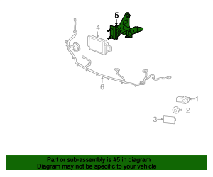 2015-2020 GM Forward Range Radar Bracket 22813677 GM | GMPartsDirect.com