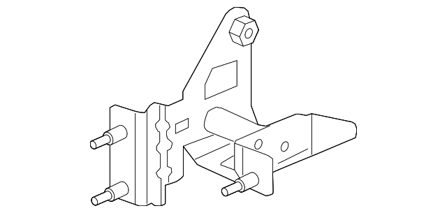 2015-2020 GMC Forward Range Radar Bracket 23445225 GM | GMPartsDirect.com