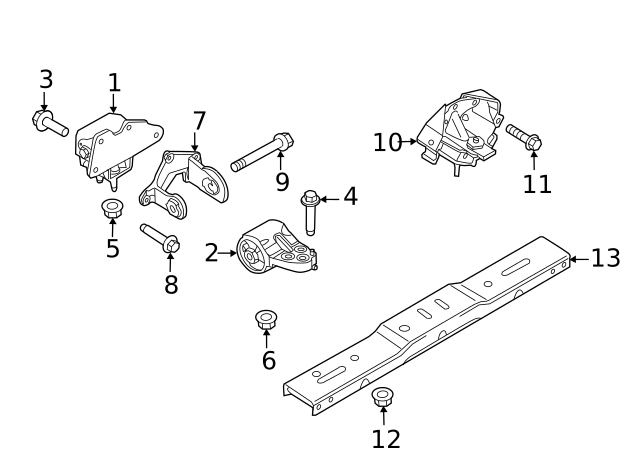 2021-2023 Ford F-150 Motor Mount ML3Z-6038-AN | OEM Parts Online