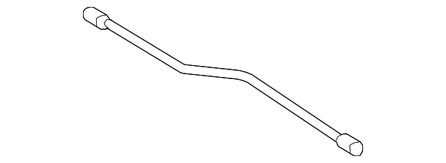 166-420-04-48-64 - Brake Hose Mercedes-Benz USA Parts