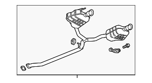 2018-2024 GM Exhaust Muffler with Exhaust Aftertreatment 85154356 ...