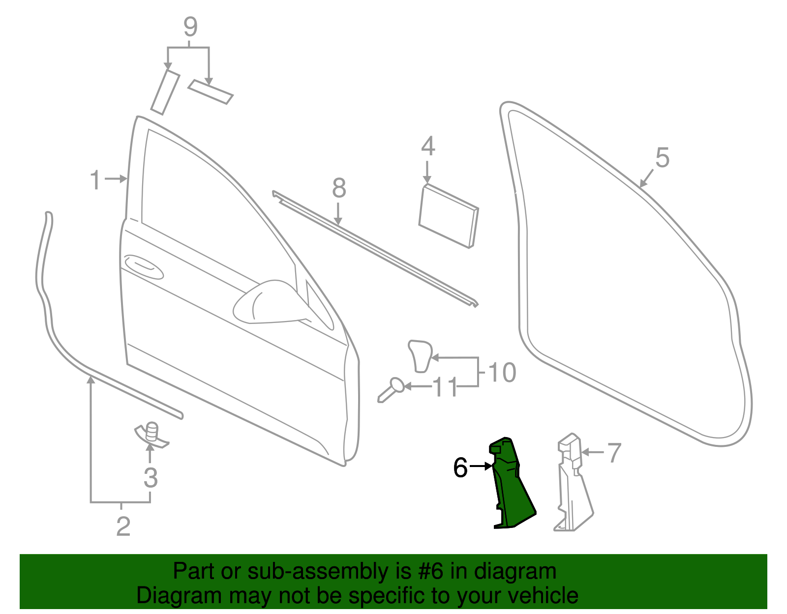 2015-2019 Volkswagen Deform Element 5GM-868-696 | Wolfsburg Parts Direct