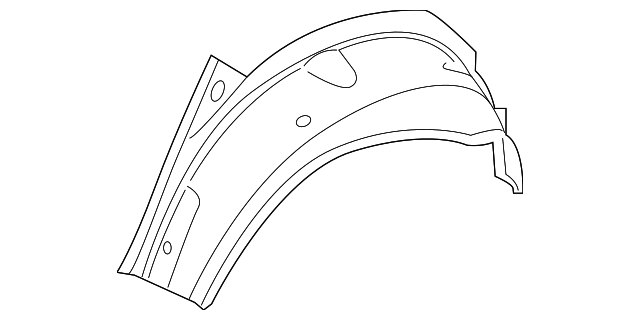 205-630-66-02 - Outer Wheelhouse 2015-2020 Mercedes-Benz | Mercedes ...
