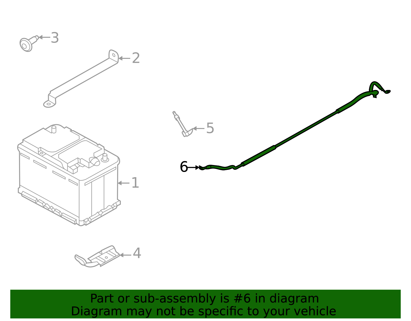 992-971-226-C - Battery Cable 2020-2024 Porsche 911 | AutoNation Parts