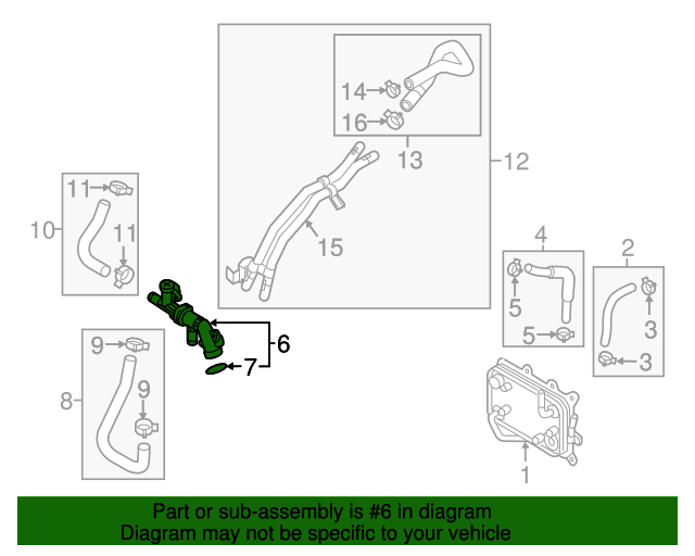 25630-D3000 - Water Valve 2017-2020 Kia Sorento | Kia.Parts Store