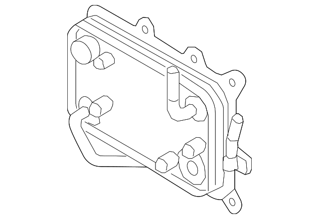 25620-D3000 - Automatic Transmission Oil Cooler 2017-2022 Kia | Kia ...