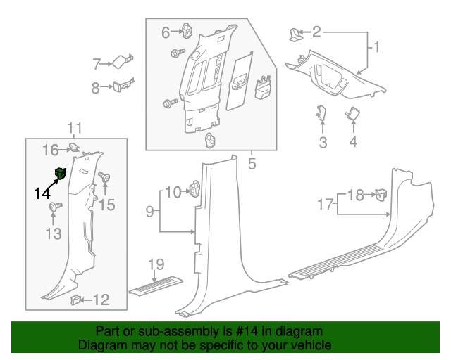 2013-2024 GM Multi-Purpose Retainer 11547026 | NewGMParts.com