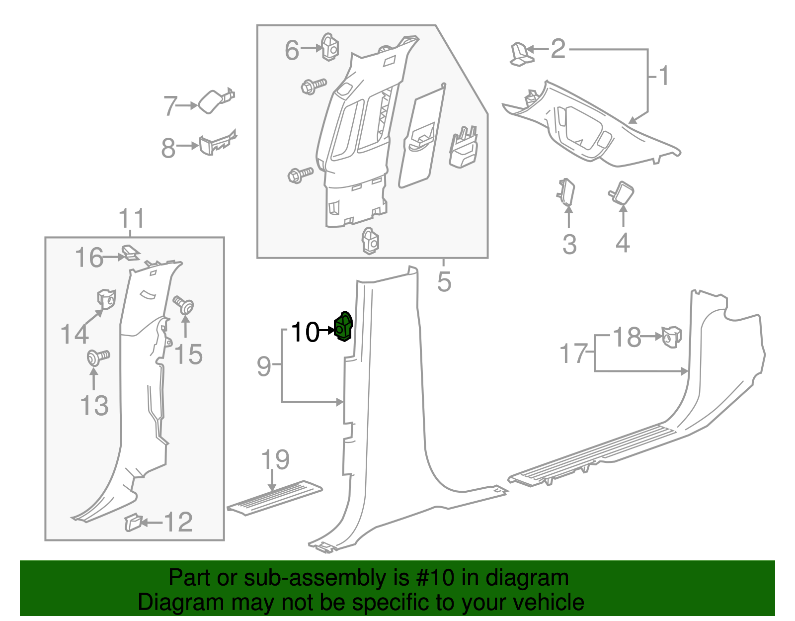 11547026 - Multi-Purpose Retainer 2013-2025 GM | GMPartsNow