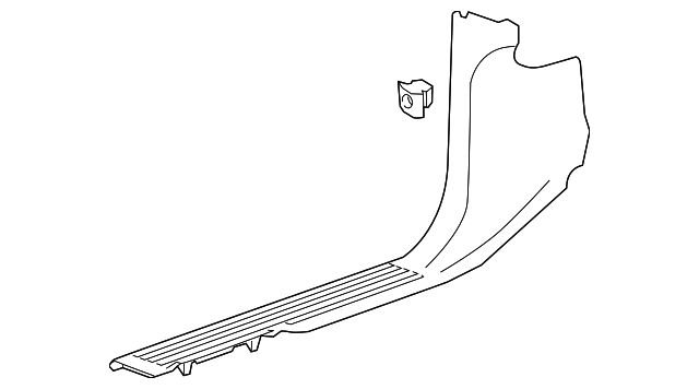 2014-2020 GM Jet Black Front Passenger Side Door Sill Garnish Molding ...