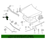 204-880-00-64-64 - Safety Catch 2008-2024 Mercedes-Benz | Mercedes-Benz ...