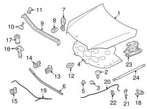 204-880-02-60 - Latch Assembly - 2008-2021 Mercedes-Benz ...
