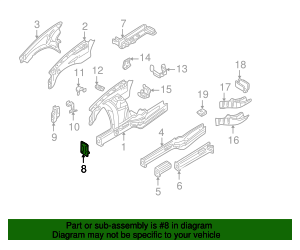 Genuine BMW 41-11-8-402-828 | Bumper Bracket | FREE Shipping on Most ...