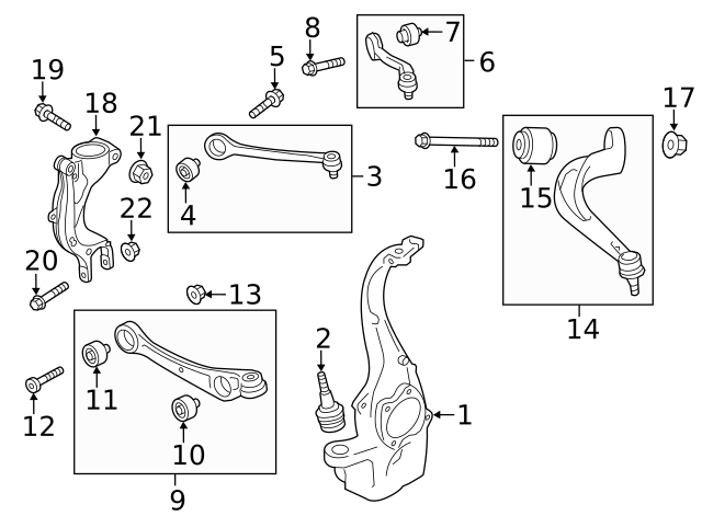 2019-2024 Audi Ft Upper Control Arm 4N0-407-505 | Audi USA Parts