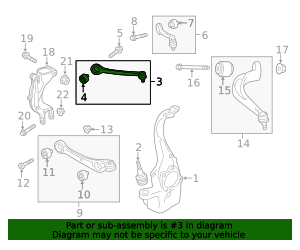 80A-407-505 - Ft Upper Control Arm 2019 Audi A8 Quattro | Audi OEM Parts