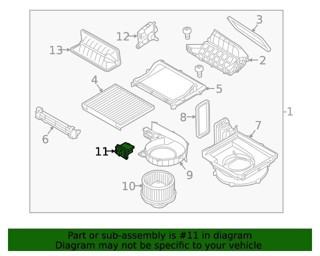 97235-J5000 - Blower Motor Resistor - 2019-2022 Hyundai | hyundaiparts