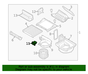 97235-J5000 - Blower Motor Resistor - 2019-2022 Hyundai | hyundaiparts
