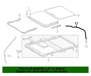 2014-2023 Lexus Sunroof Drain Hose 63249-53100 | AutoNationParts.com