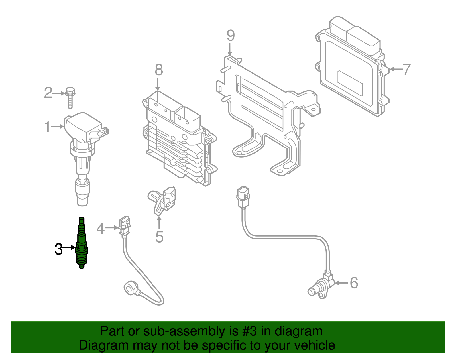 Genuine Spark Plug for 2017-2025 Hyundai | Part# 18868-08095 | Hyundai ...