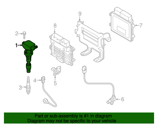 27301-03HA0 - Ignition Coil - 2017-2020 Hyundai Ioniq | Joseph Airport ...