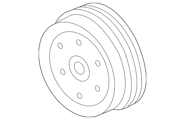 Genuine Pulley for 2016-2021 Land Rover | Land Rover Part# LR071880 ...