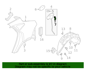 2018-2023 Jaguar E-Pace Fuel Door Latch J9C7836 | OEM Parts Online