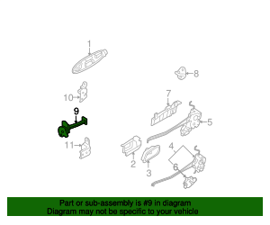 2006-2011 Hyundai Accent Door Check 79480-1G000 | Retail Performance ...