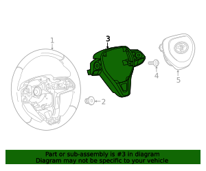 2019-2020 Toyota Switch Assembly 84250-0R260 | Toyota Parts Center