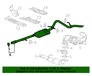 86799818 - Muffler & Pipe 2020-2022 GM | AutoNationParts.com