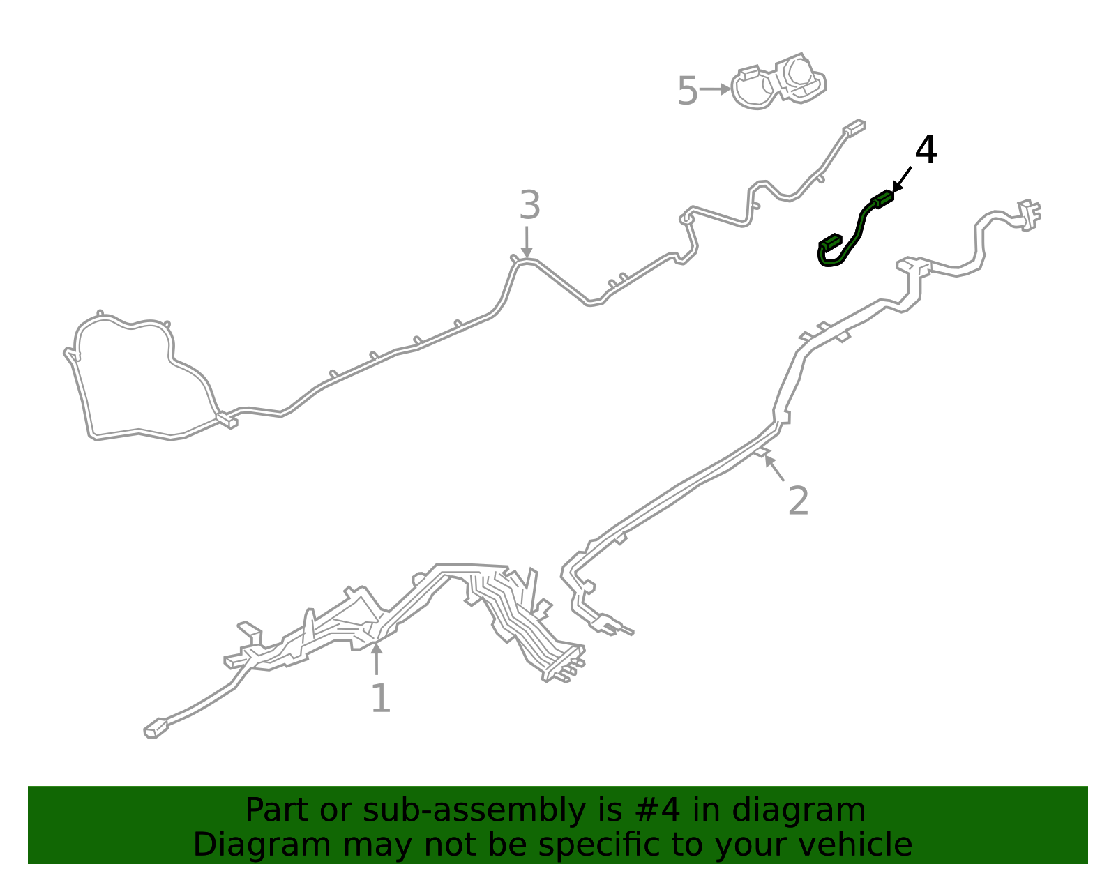 2019-2023 Porsche Cayenne Cable 7PP-971-678-FT | Sunset Porsche Parts
