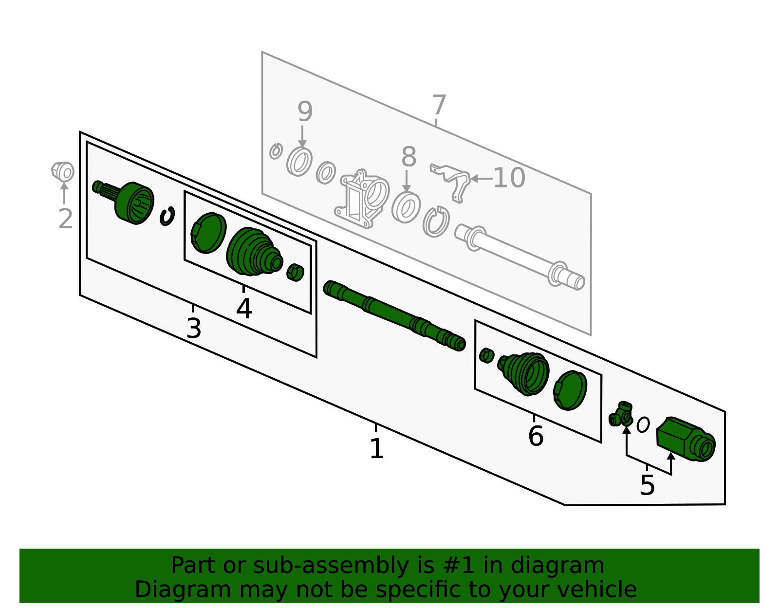 44306-TXM-A01 - Axle Assembly 2019-2022 Honda Insight | Honda Parts Online